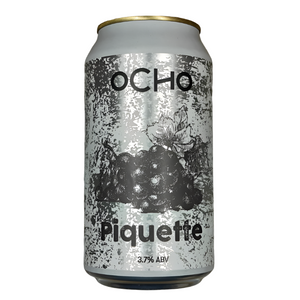 🍇 Piquette: Elegant Grape Skin Sour Ale by Ocho Beer